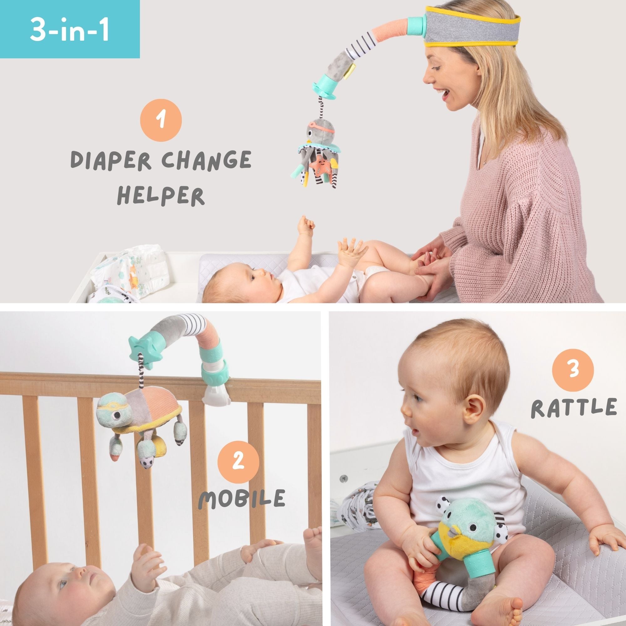 Dingle Dangle 3-in-1 Baby Gift Set [0-12 Month Baby Toy] – Dingle ...