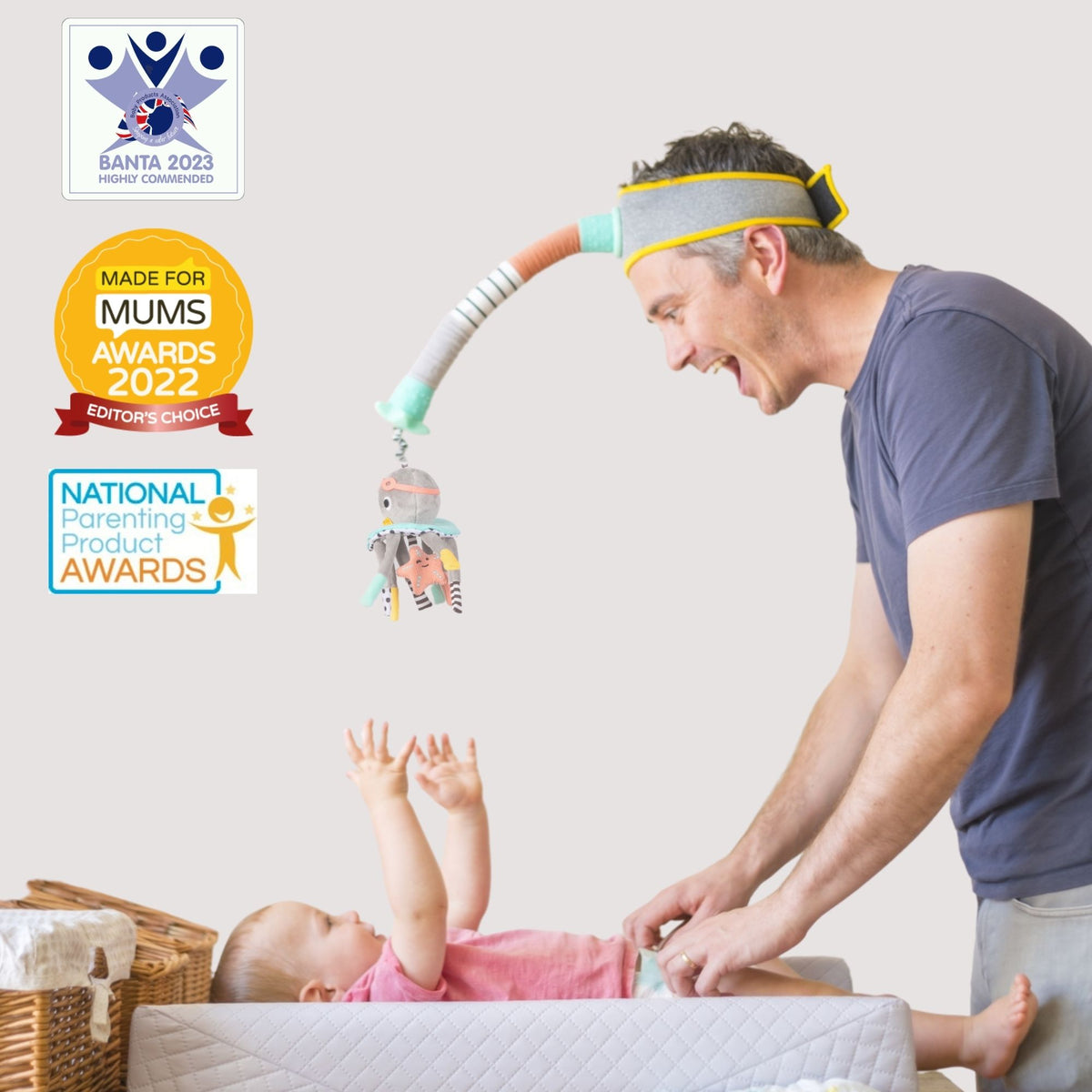 Dingle Dangle 3-in-1 Baby Gift Set [Babyshower Gift, Dad Gift, Baby ...