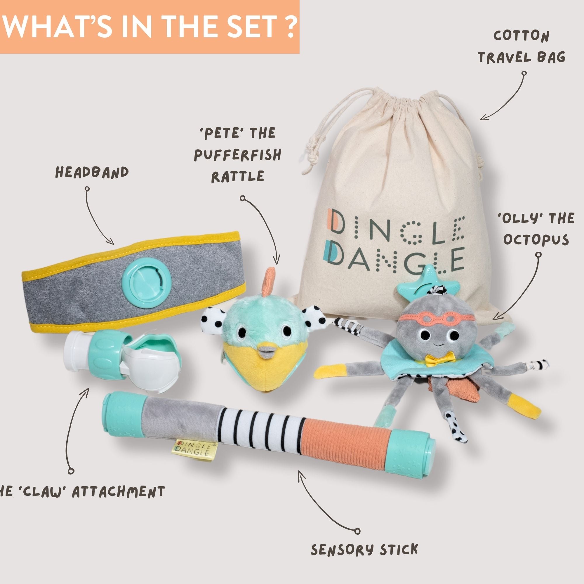 Dingle Dangle 3-in-1 Baby Gift Set [0-12 Month Baby Toy] – Dingle ...