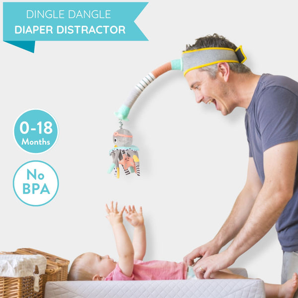 Dingle Dangle Diaper Changing Distractor – Dingle Dangle Baby USA