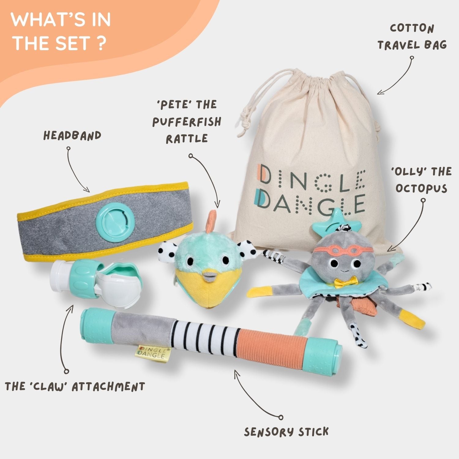 Dingle Dangle 3-in-1 Baby Gift Set [0-12 Months Baby Gift] – Dingle ...